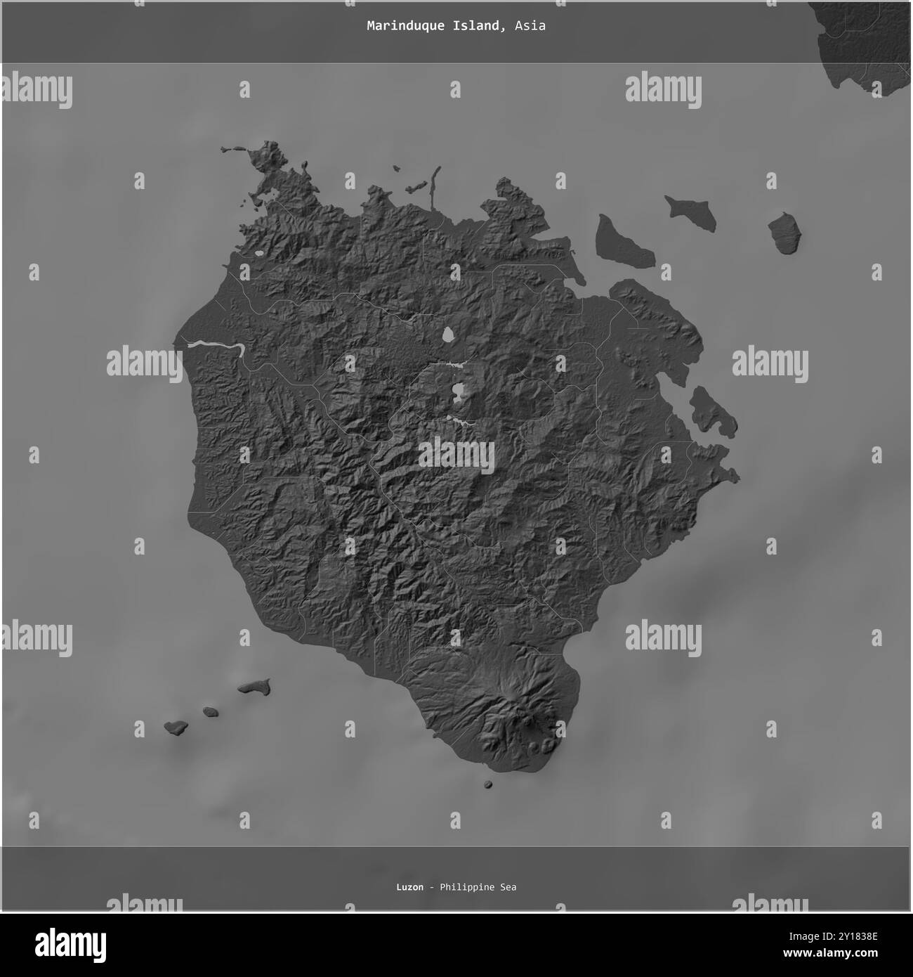 Marinduque Island in the Philippine Sea, belonging to Philippines ...