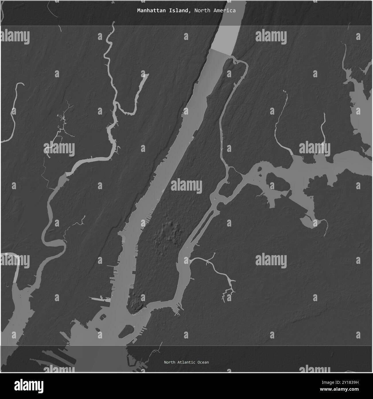 Manhattan island map hi-res stock photography and images - Alamy