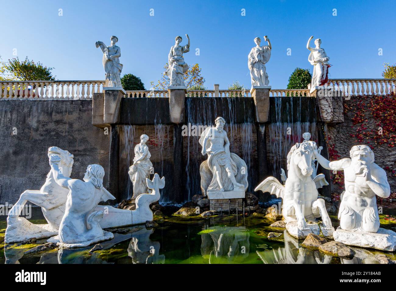 Landgraaf, South Limburg, Netherlands. November 2, 2014. Replica of ...