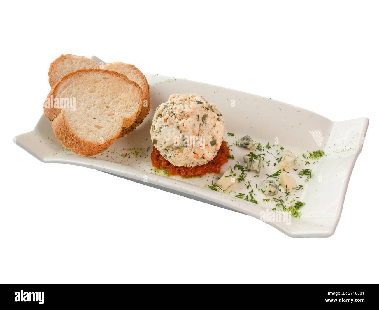 Elegant restaurant appetizer Cut Out Stock Images & Pictures - Alamy