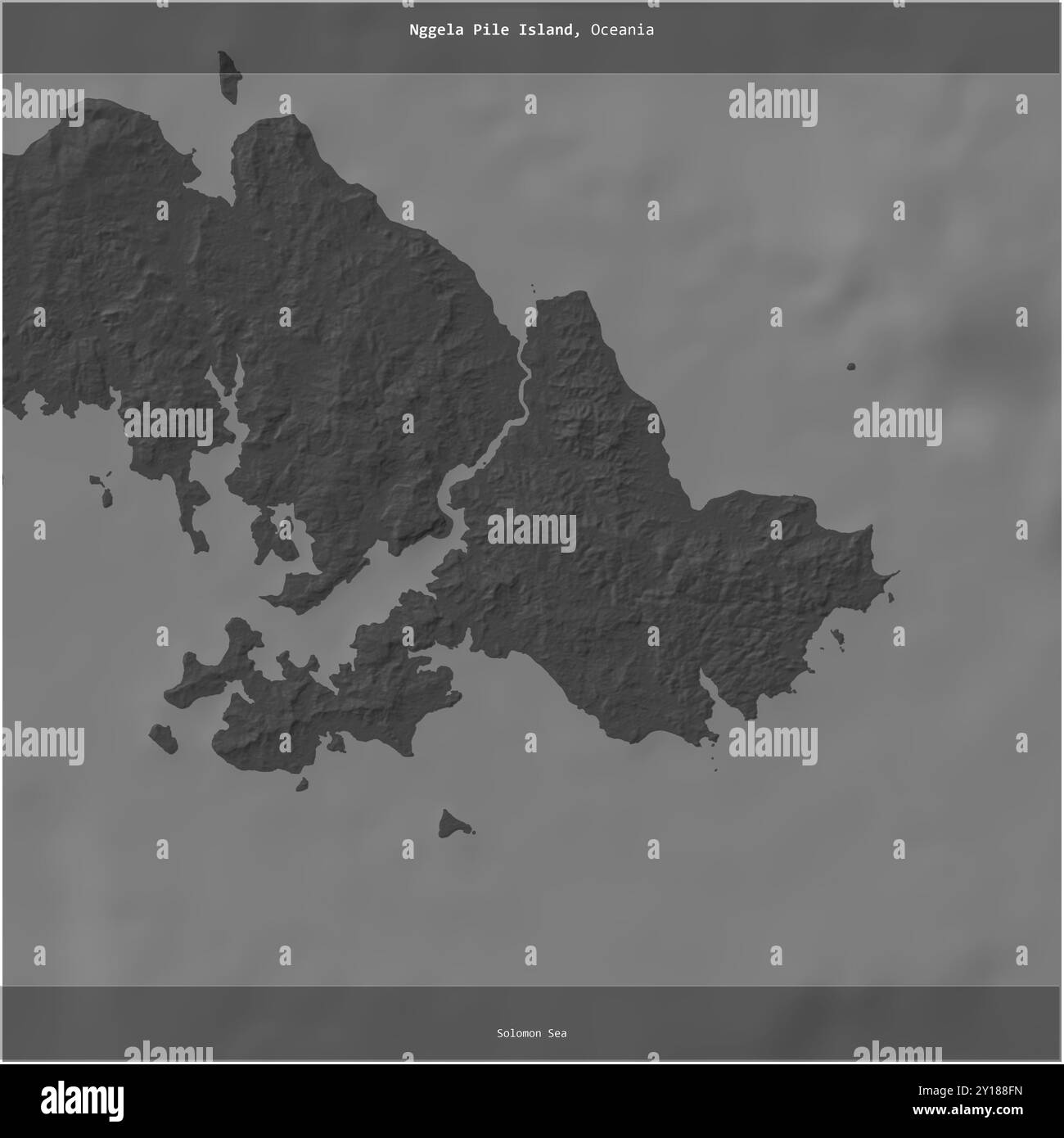 Nggela Pile Island in the Solomon Sea, belonging to Solomon Islands ...