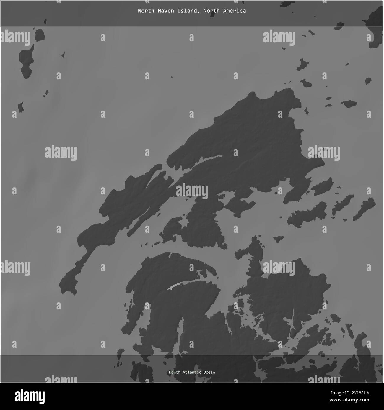 North Haven Island in the North Atlantic Ocean, belonging to United ...