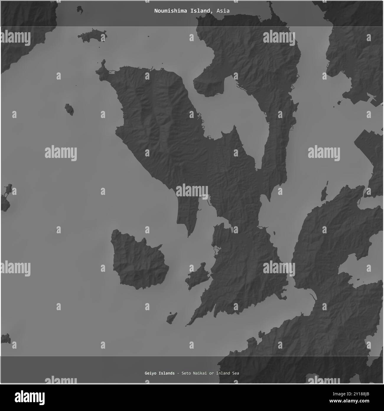 Noumishima Island in the Seto Naikai or Inland Sea, belonging to Japan ...