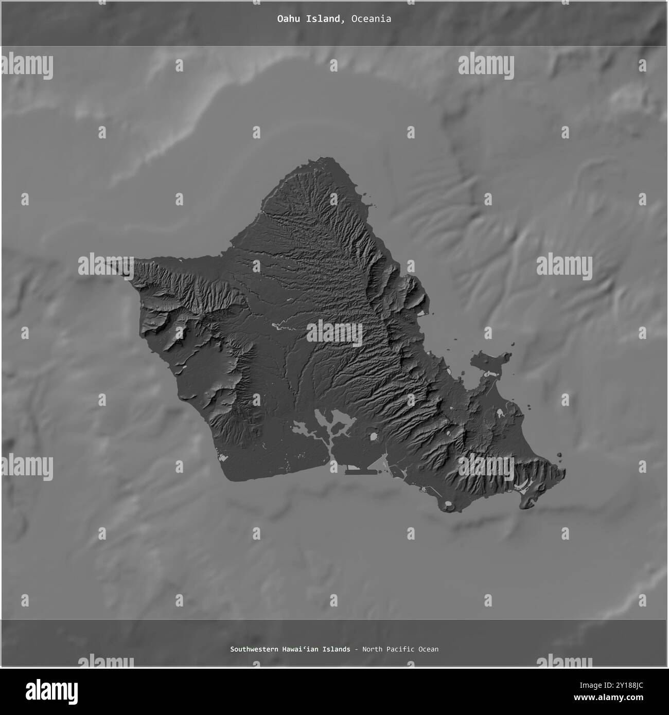 Oahu Island in the North Pacific Ocean, belonging to United States ...