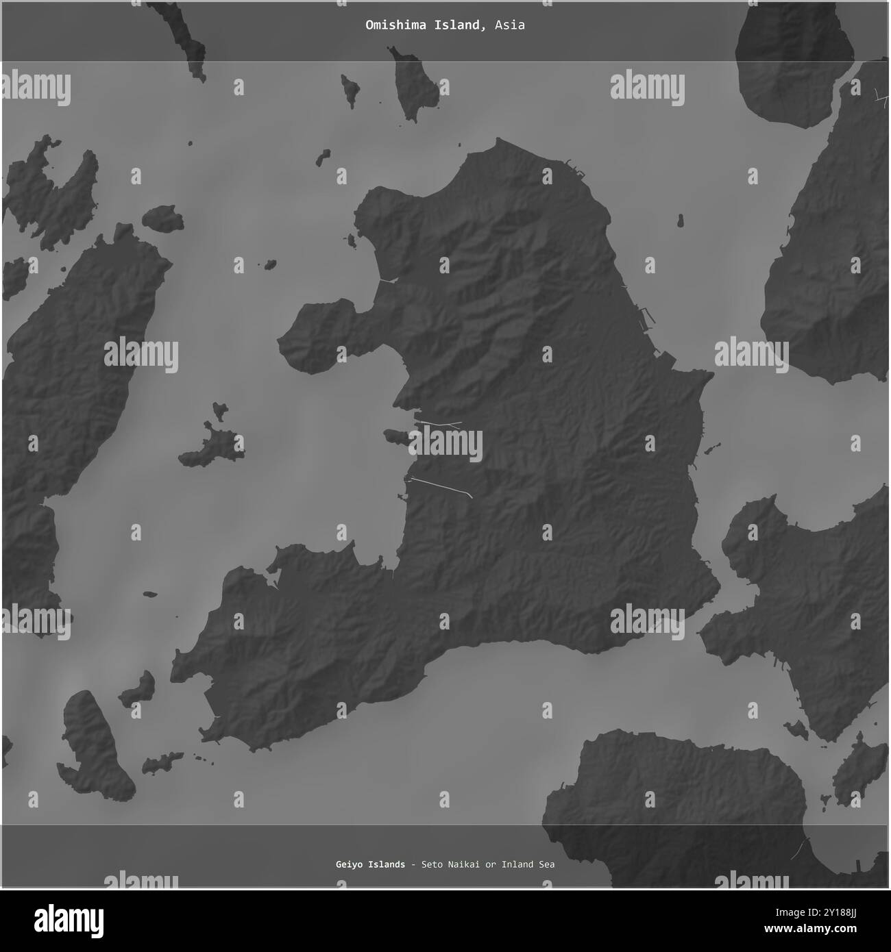 Omishima Island in the Seto Naikai or Inland Sea, belonging to Japan ...