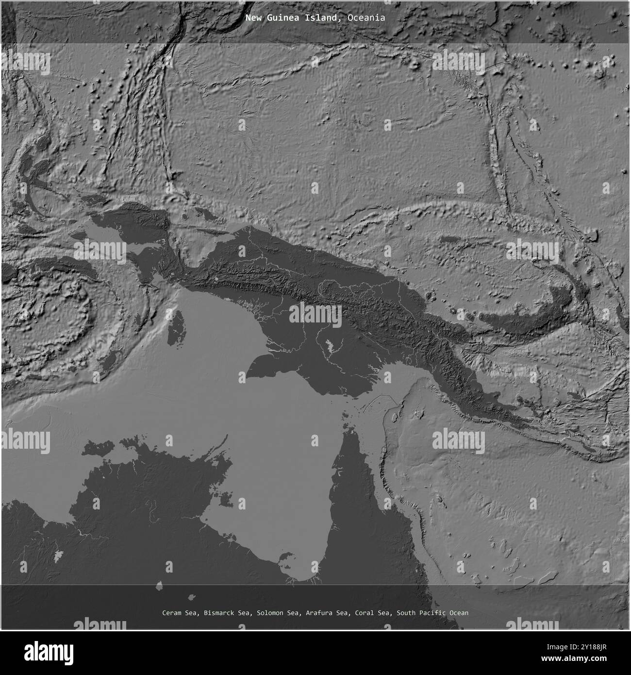 New Guinea Island in the Ceram Sea, shared between: Papua New Guinea ...