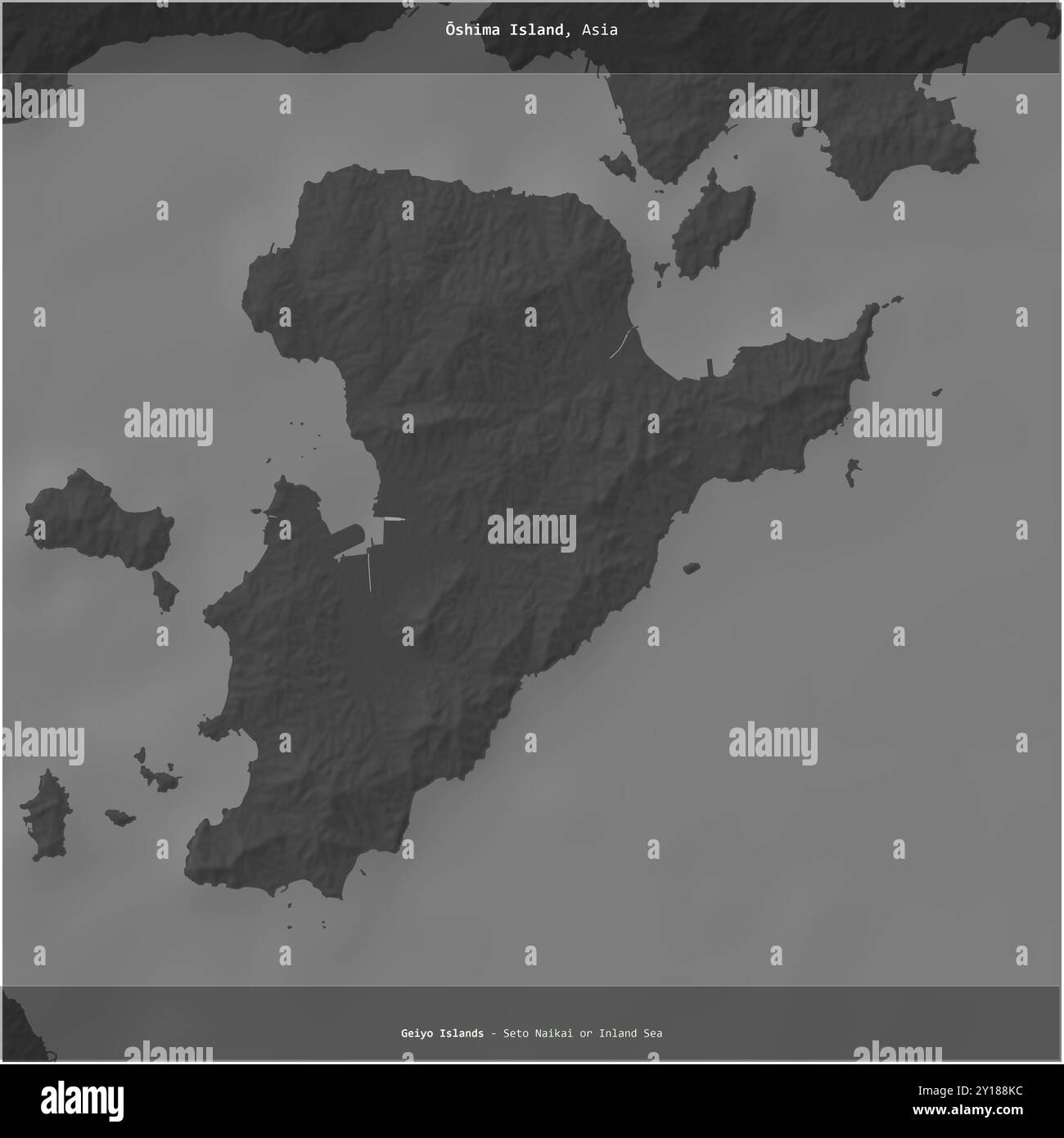 Oshima Island in the Seto Naikai or Inland Sea, belonging to Japan ...