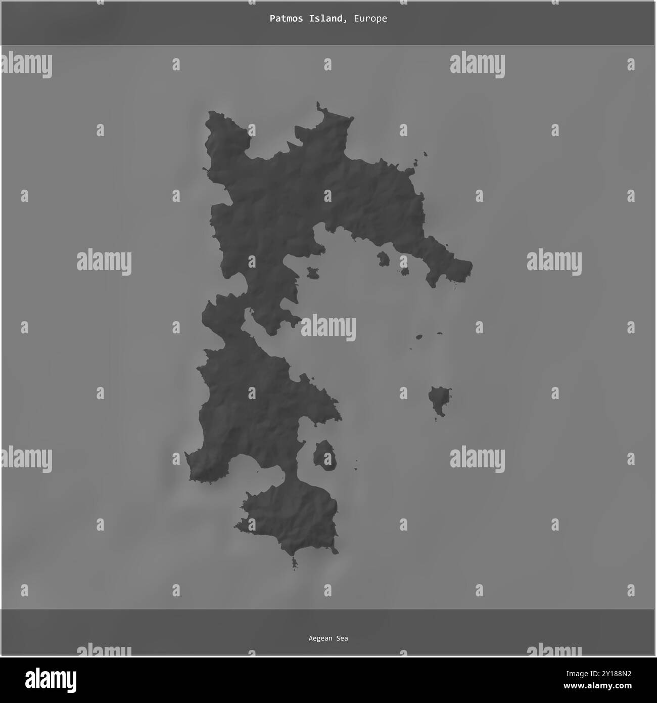 Patmos map Black and White Stock Photos & Images - Alamy