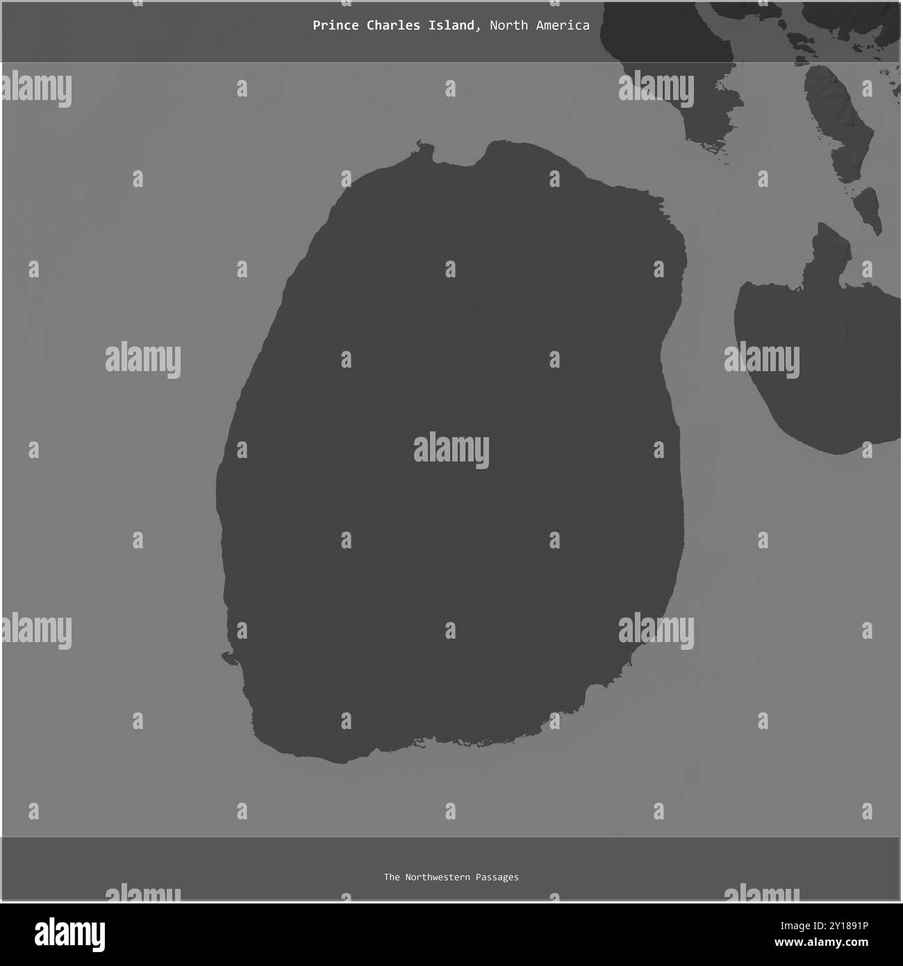 Prince Charles Island in the The Northwestern Passages, belonging to ...
