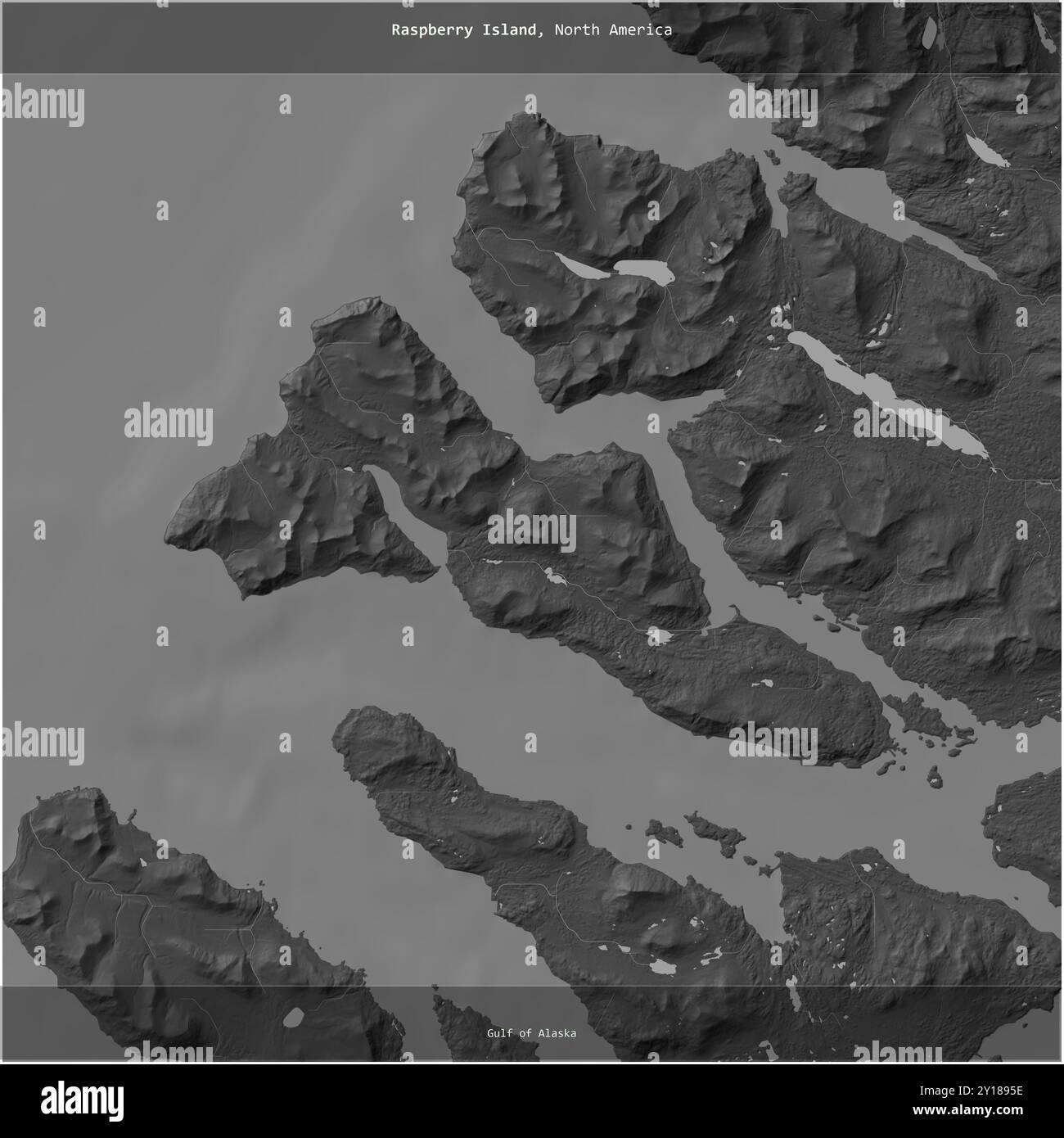 Raspberry Island in the Gulf of Alaska, belonging to United States ...