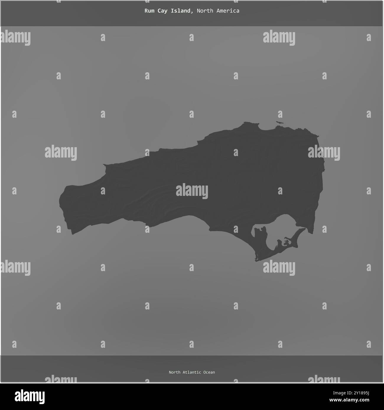 Rum Cay Island in the North Atlantic Ocean, belonging to Bahamas ...