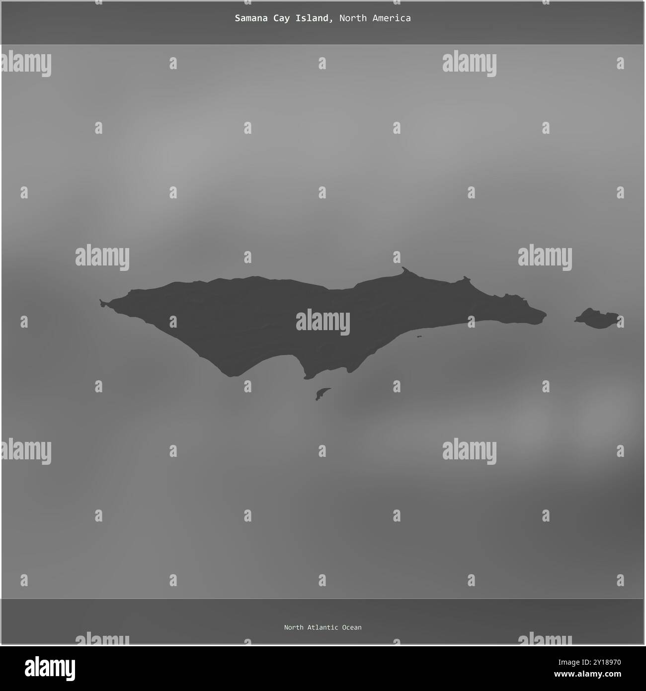 Samana cay map hi-res stock photography and images - Alamy