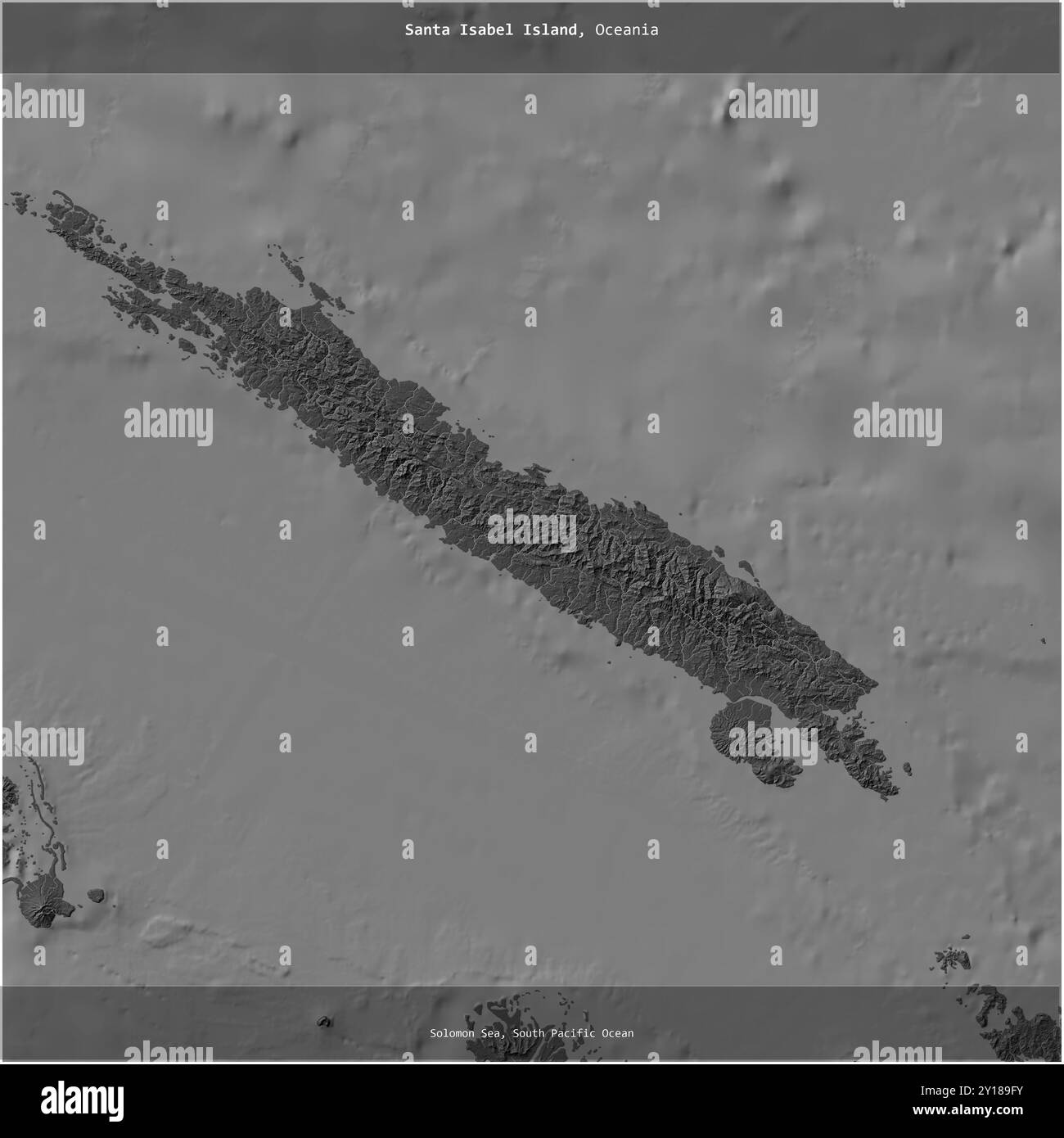 Santa Isabel Island in the Solomon Sea, belonging to Solomon Islands ...