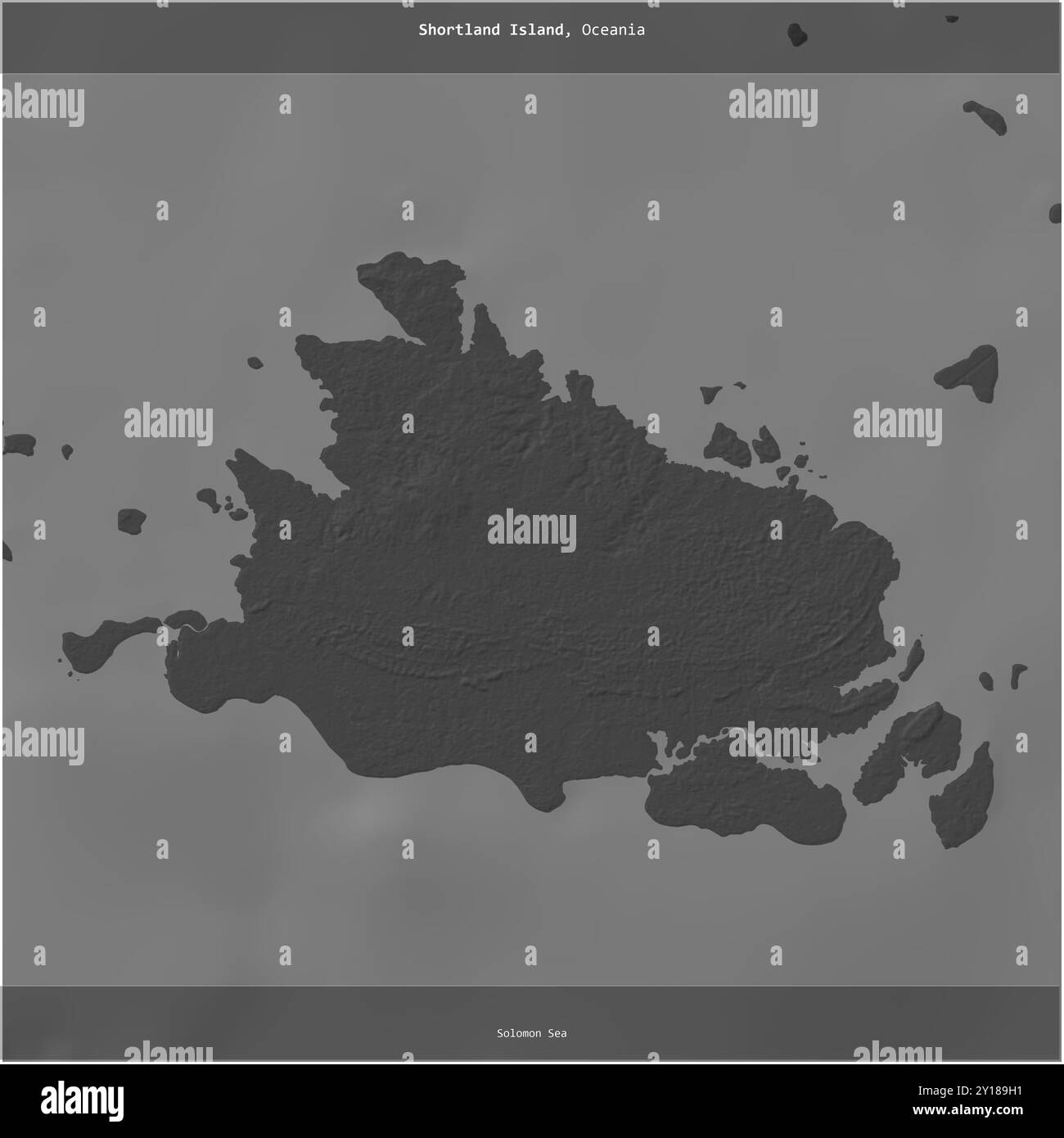Shortland Island in the Solomon Sea, belonging to Solomon Islands ...