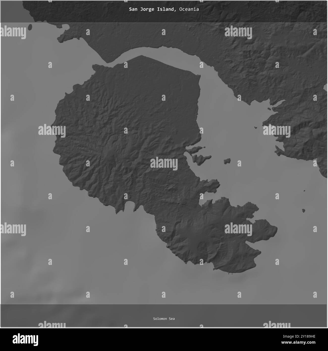 San Jorge Island in the Solomon Sea, belonging to Solomon Islands ...