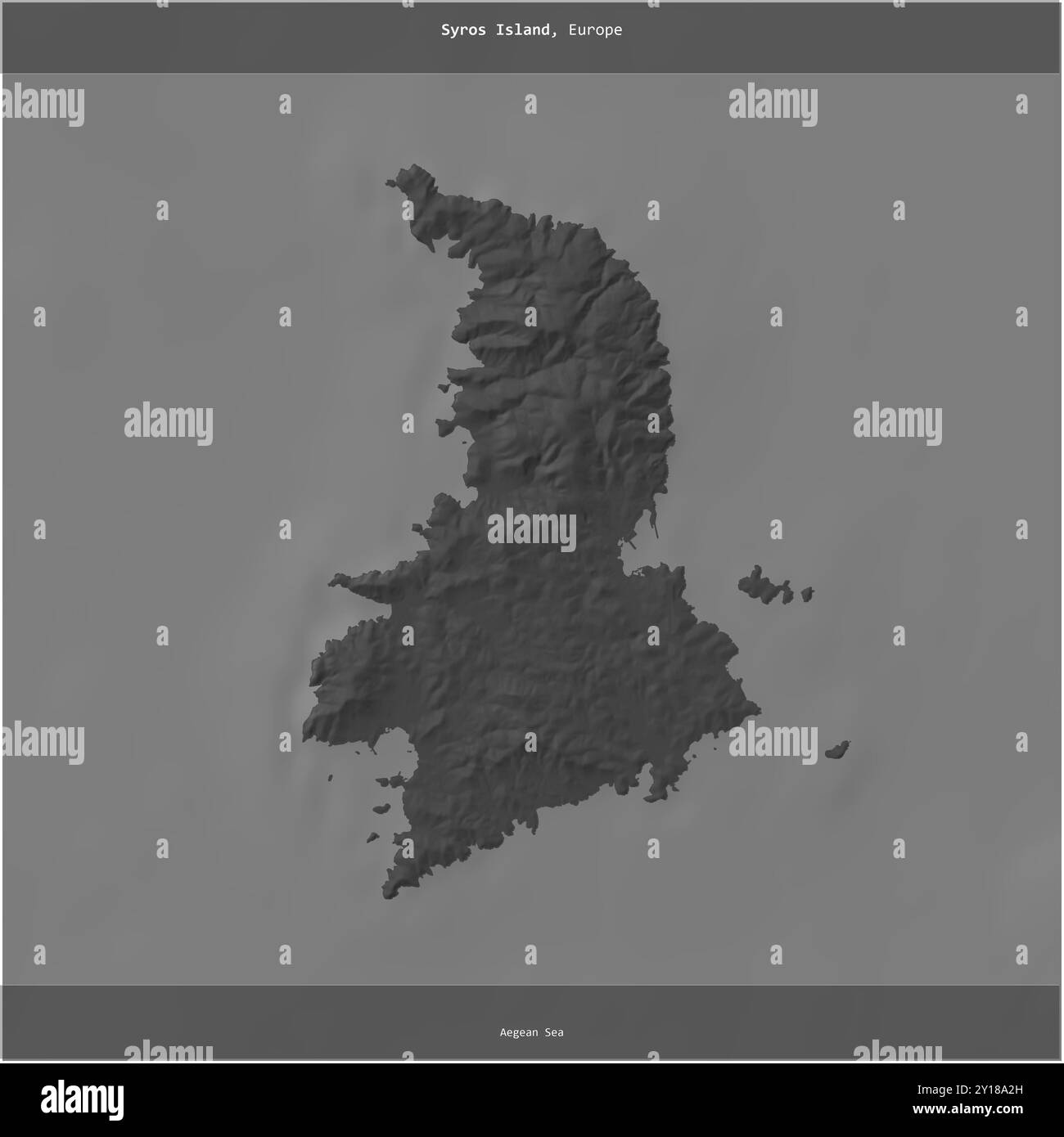Syros map Black and White Stock Photos & Images - Alamy