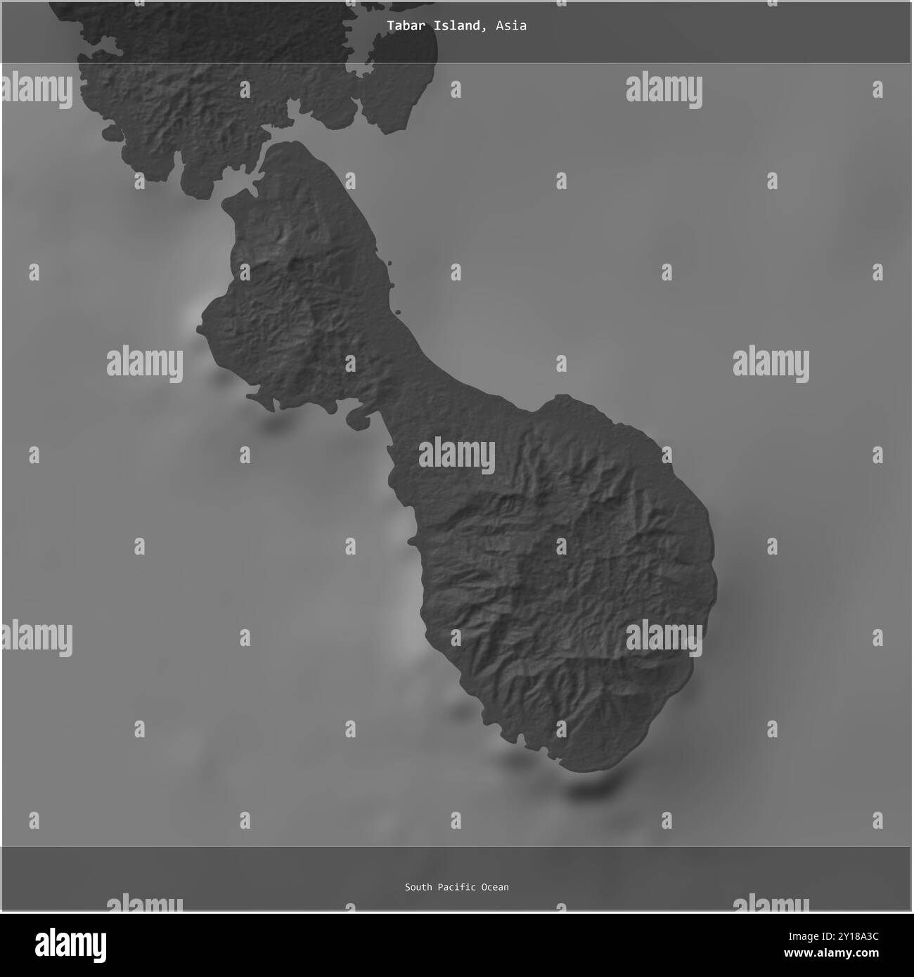 Tabar Island in the South Pacific Ocean, belonging to Papua New Guinea ...