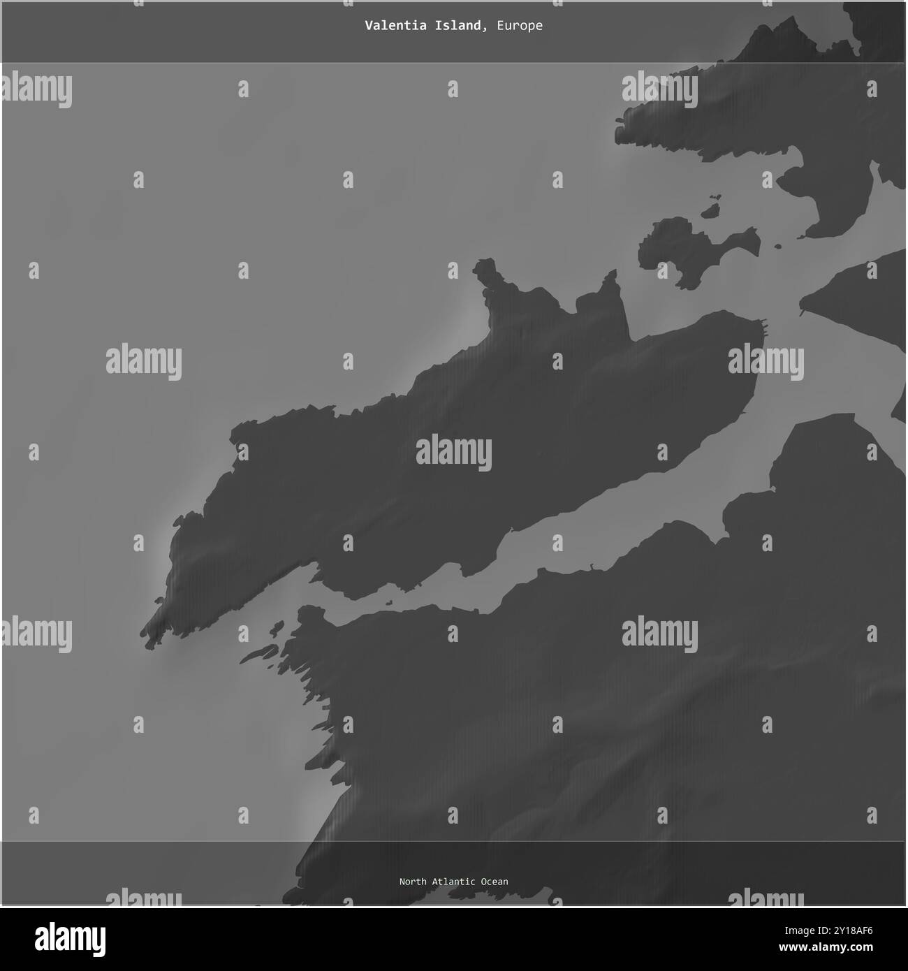 Valentia Island in the North Atlantic Ocean, belonging to Ireland ...