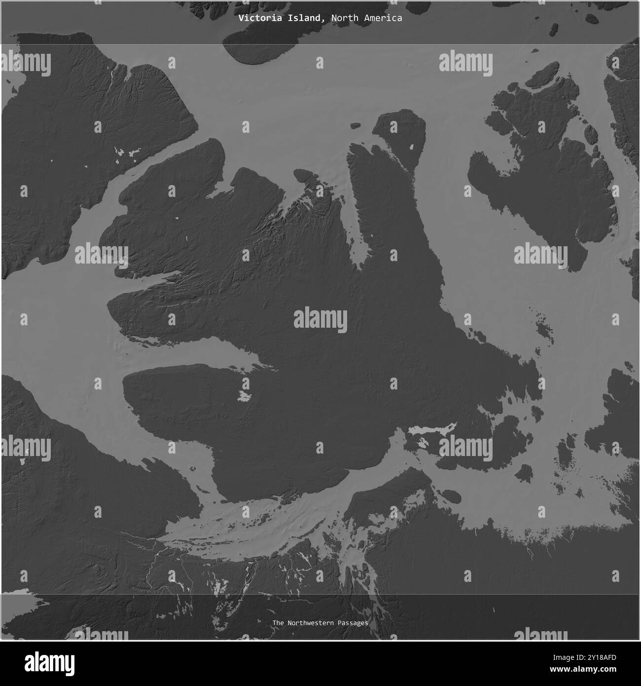 Victoria Island in the The Northwestern Passages, belonging to Canada ...