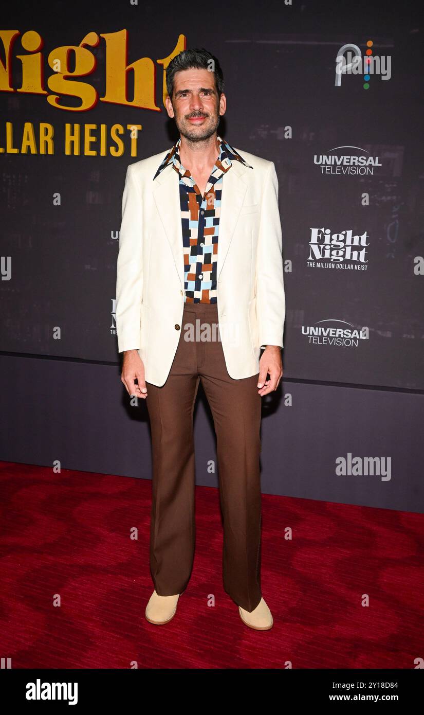 Mike Daniels attends Peacock's "Fight Night: The Million Dollar Heist ...