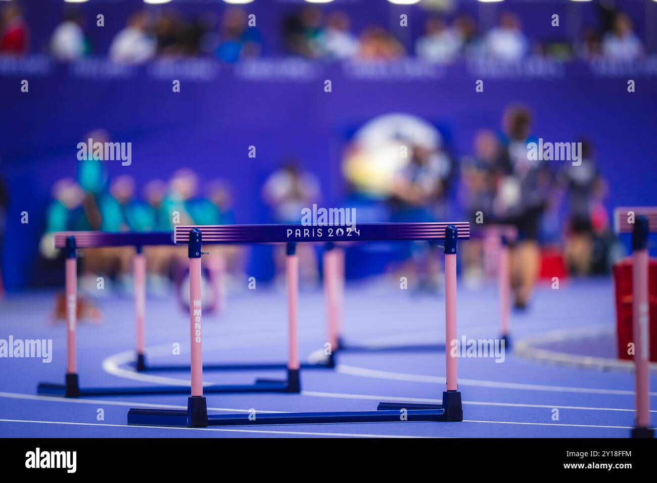 Abbey Caldwell participating in the 800 meters at the Paris 2024 ...