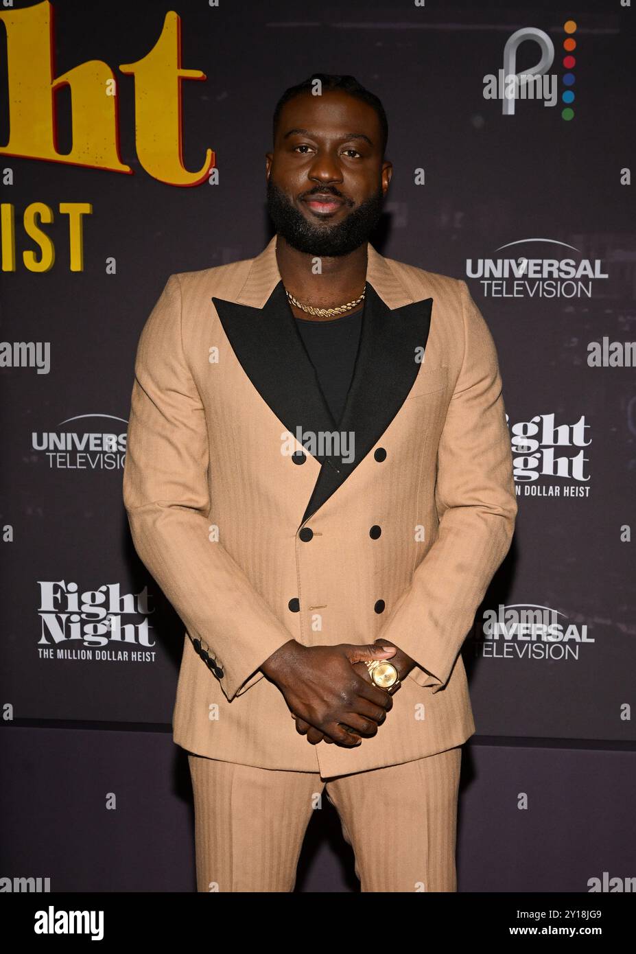 New York, USA. 04th Sep, 2024. Sinqua Walls attends Peacock's "Fight ...