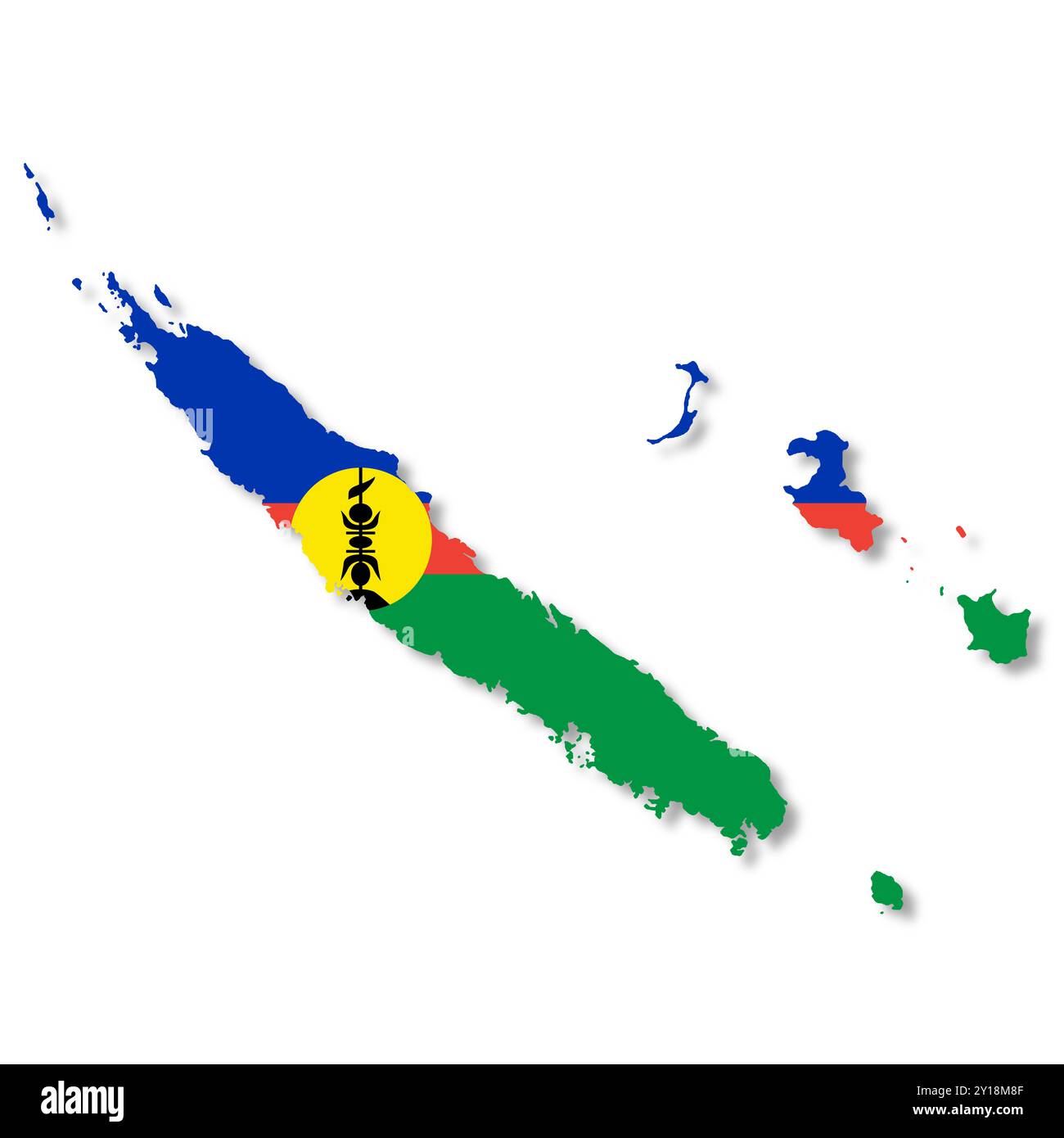 Flag country new caledonia hi-res stock photography and images - Alamy