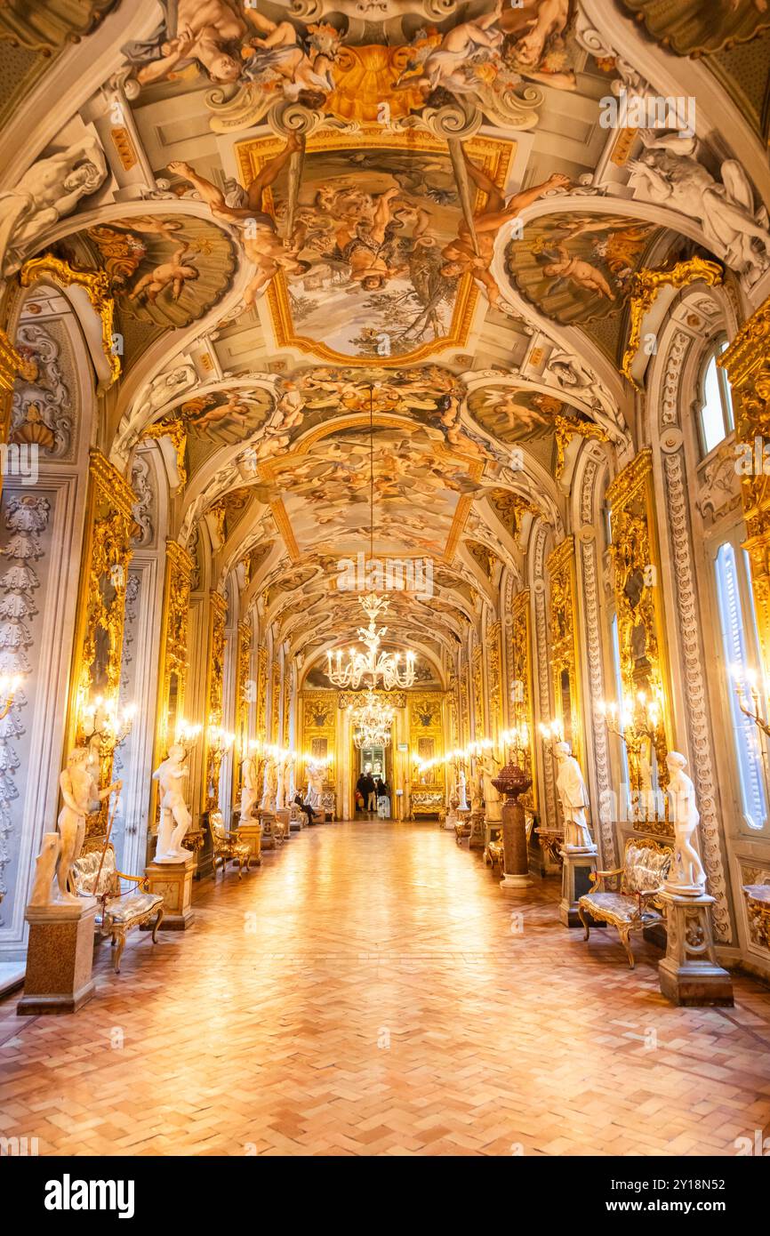 Rome, Italy - 28 December 2023: Doria Pamphilj Gallery, 16th century ...