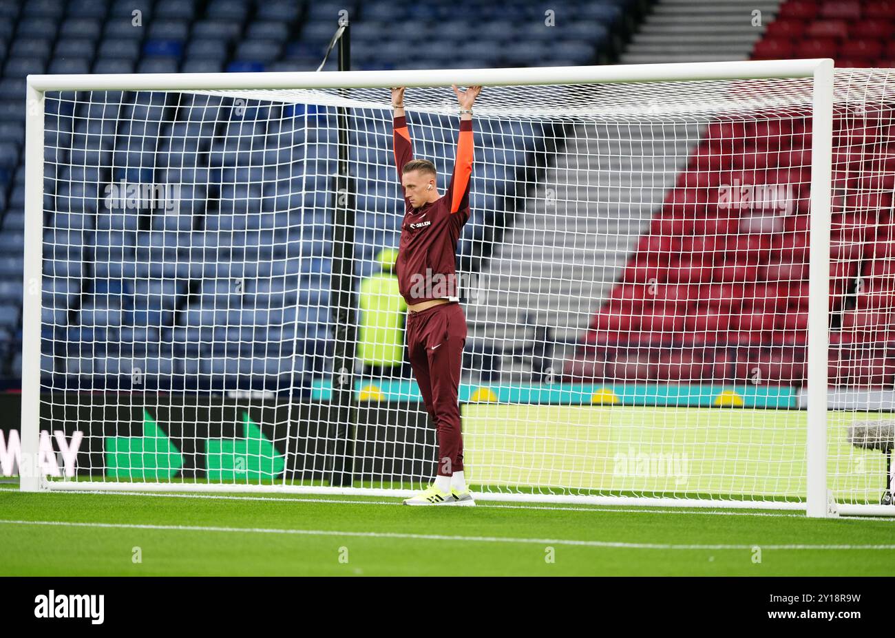 Poland goalkeeper Marcin Bulka ahead of the UEFA Nations League, Group ...