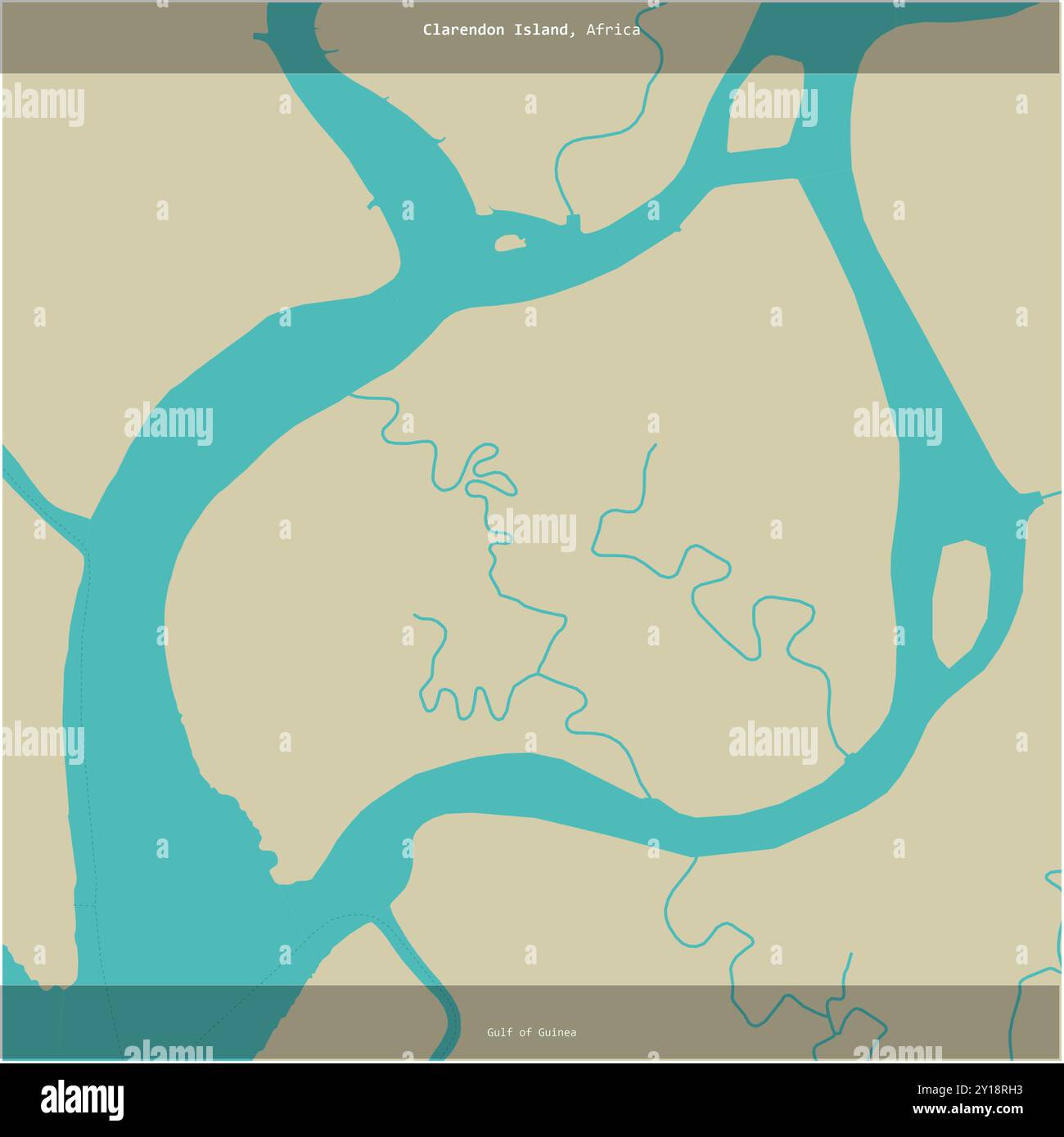 Map of clarendon hi-res stock photography and images - Alamy