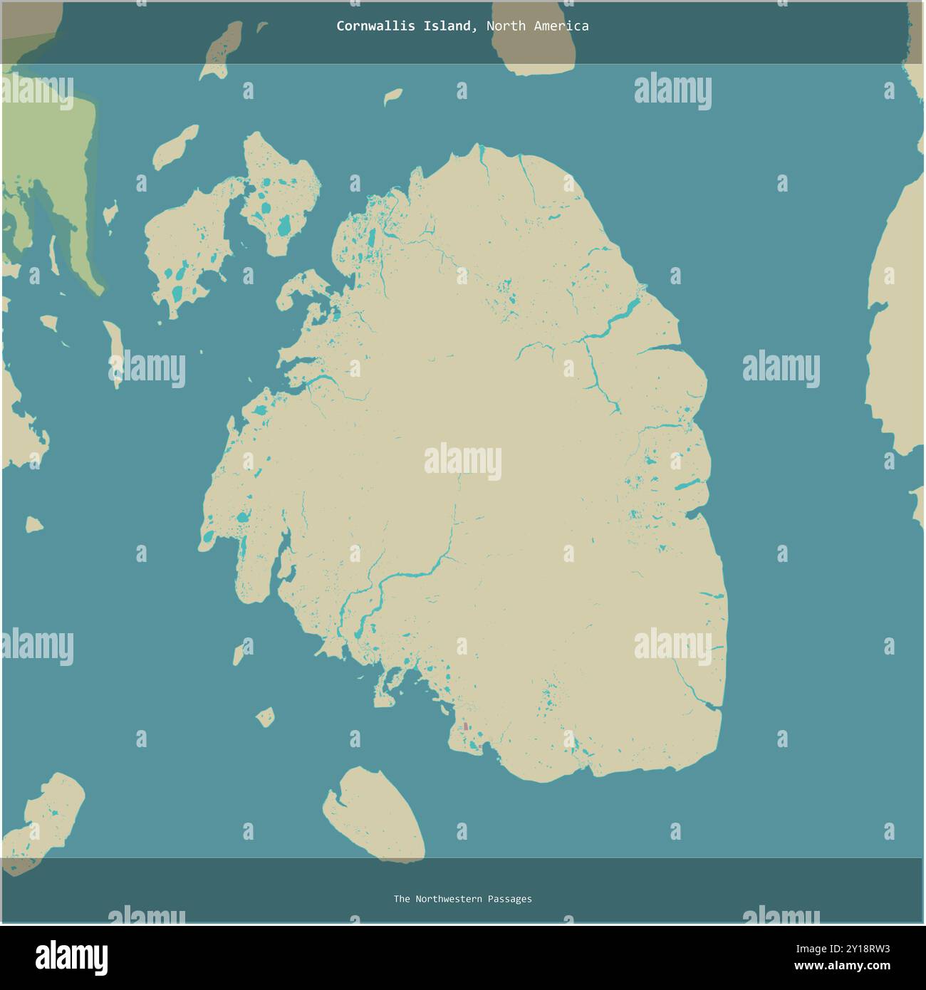 Cornwallis Island in the The Northwestern Passages, belonging to Canada ...