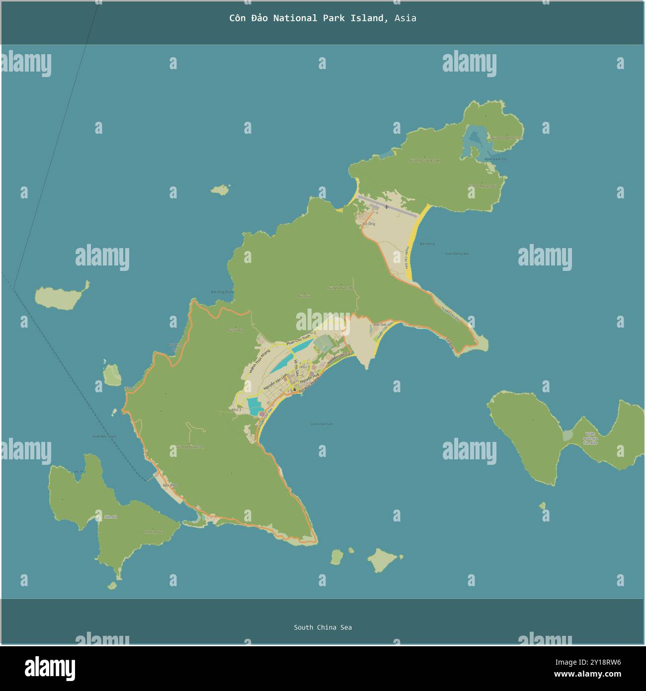 Con ao National Park Island in the South China Sea, belonging to ...