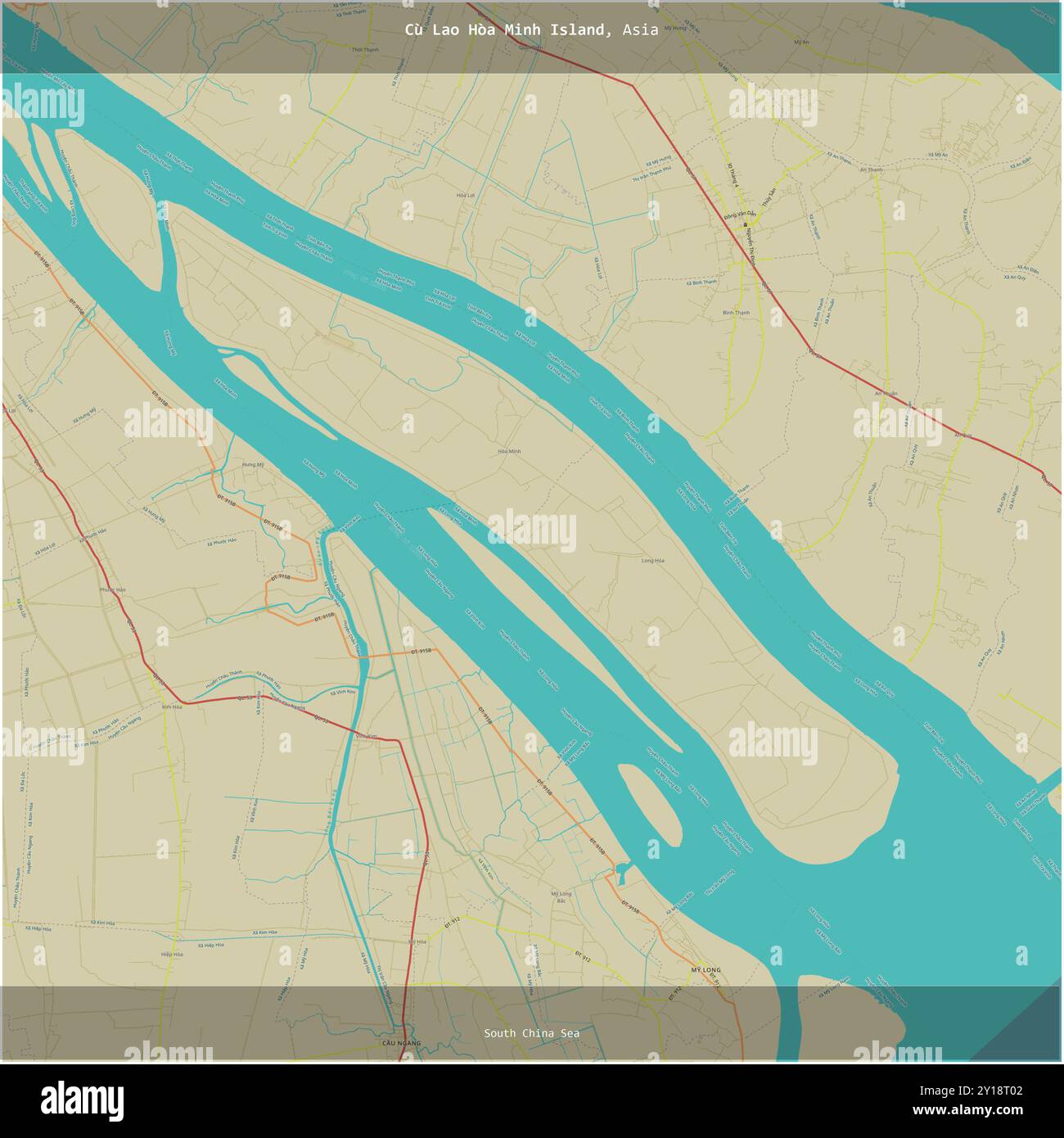 Cu Lao Hoa Minh Island in the South China Sea, belonging to Vietnam ...
