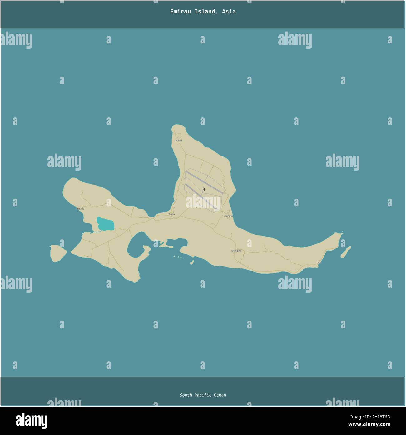 Emirau Island in the South Pacific Ocean, belonging to Papua New Guinea ...