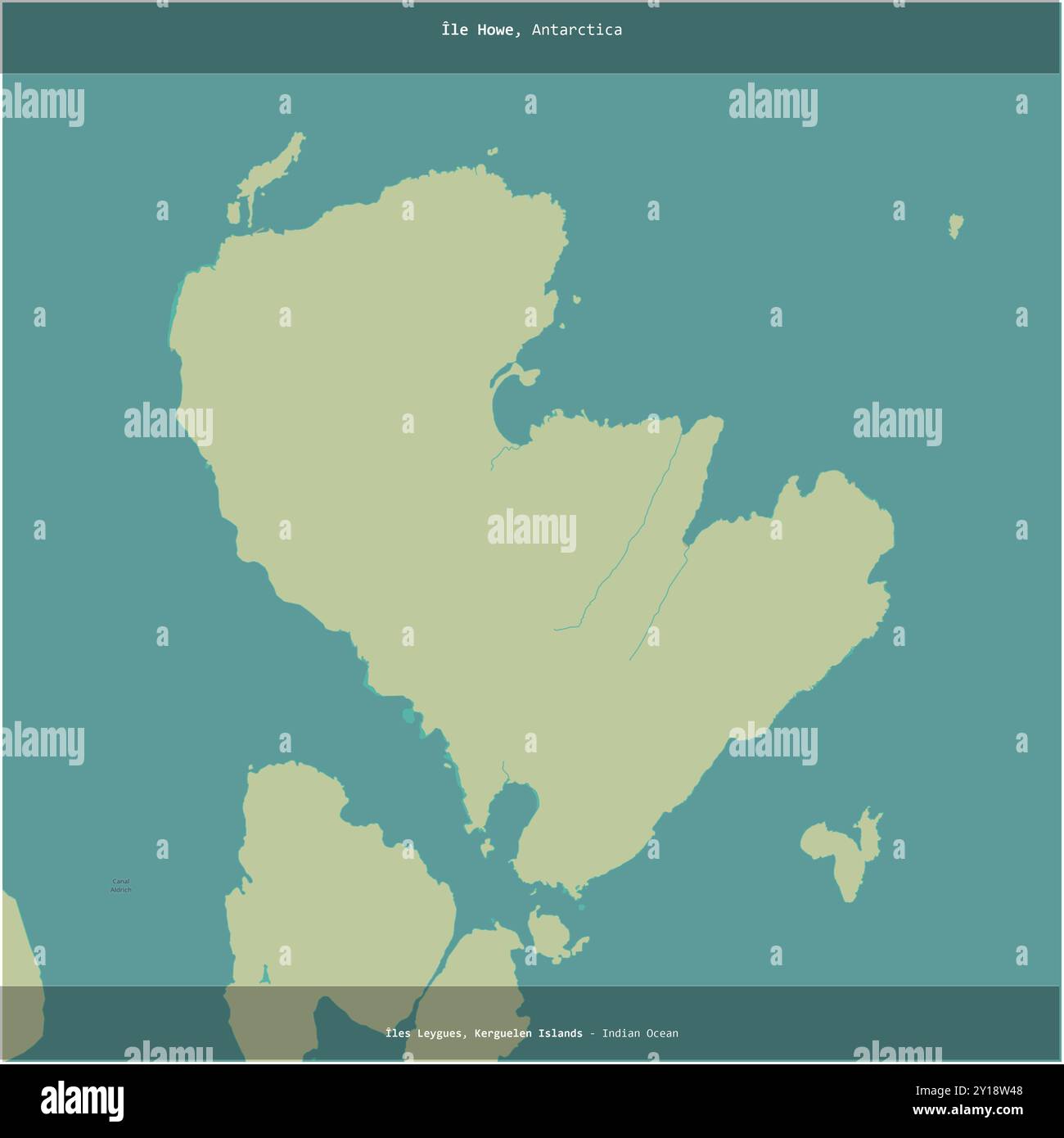 Ile Howe in the Indian Ocean, belonging to French Southern and ...