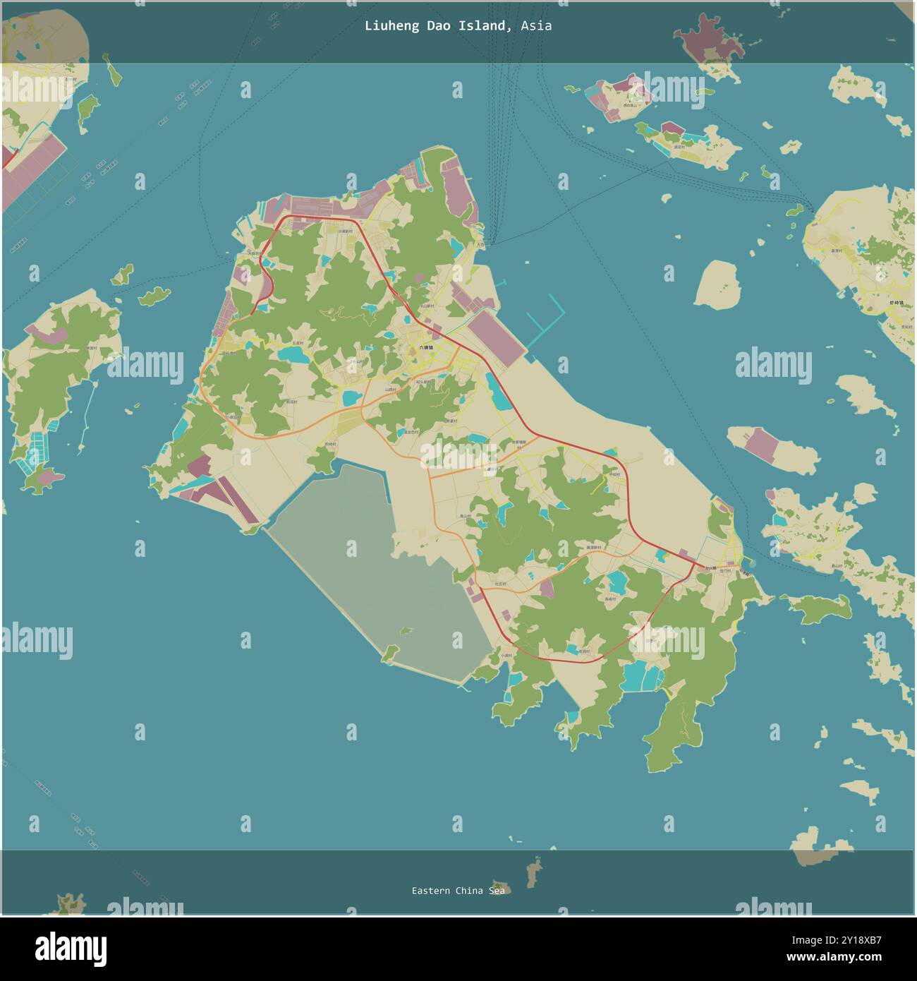 Liuheng Dao Island in the Eastern China Sea, belonging to China ...