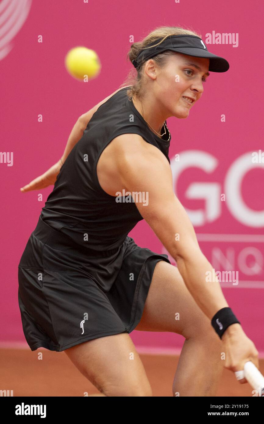 Montreux Switzerland, 09 05 2024: Tara Wurth (CRO) vs Anouk Koevermans ...