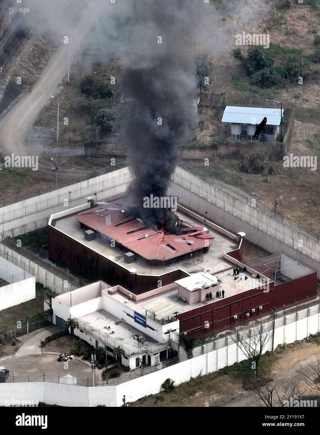 GYE DRONE ON CEILING OF JAIL Guayaquil, Thursday, September 05, 2024 In ...