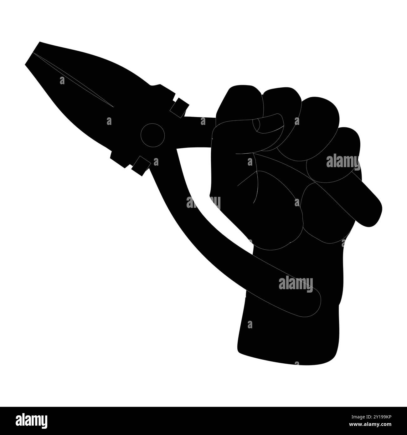 Human in hands holds Cut Out Stock Images & Pictures - Alamy