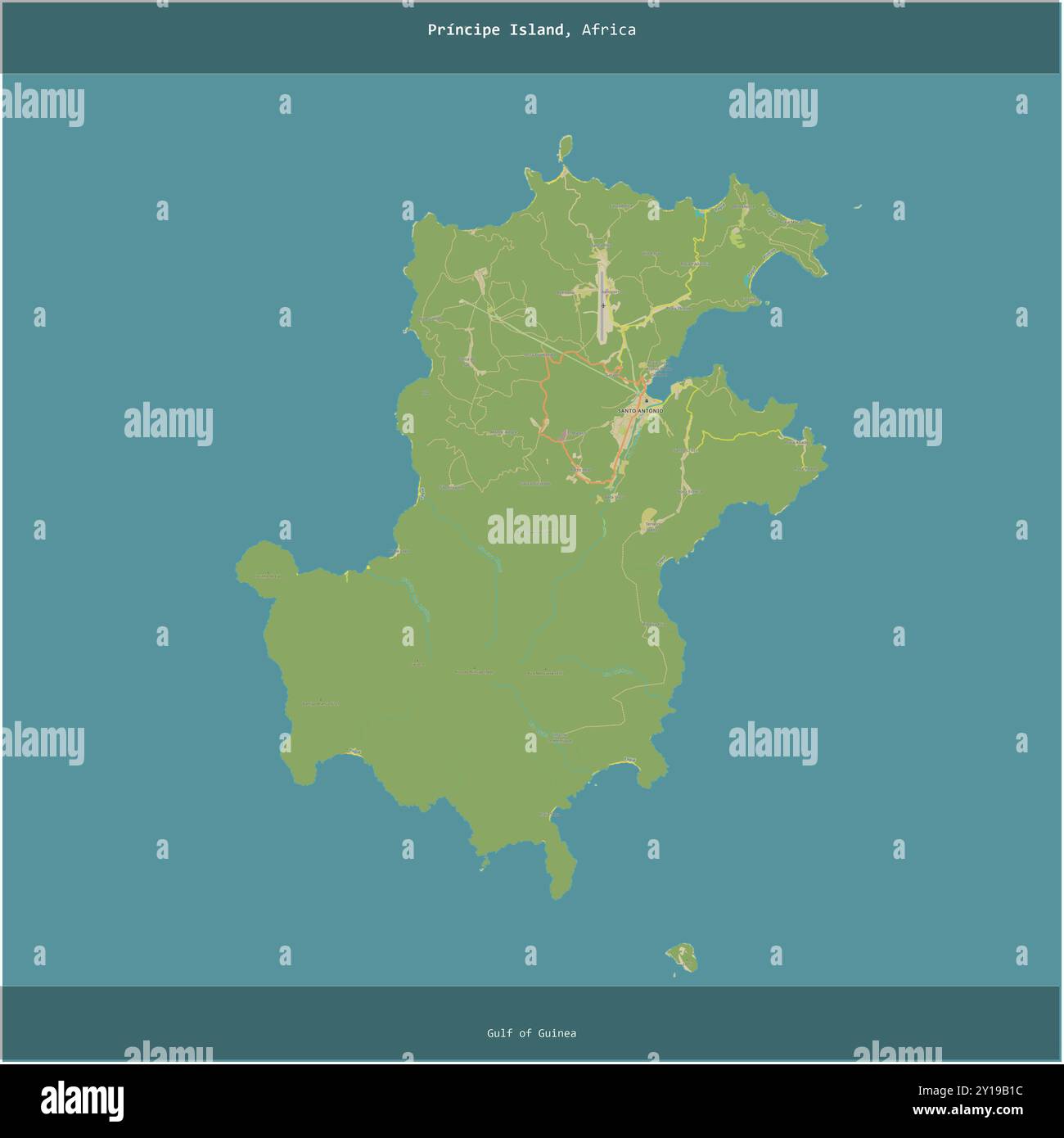 Principe Island in the Gulf of Guinea, belonging to Sao Tome and ...