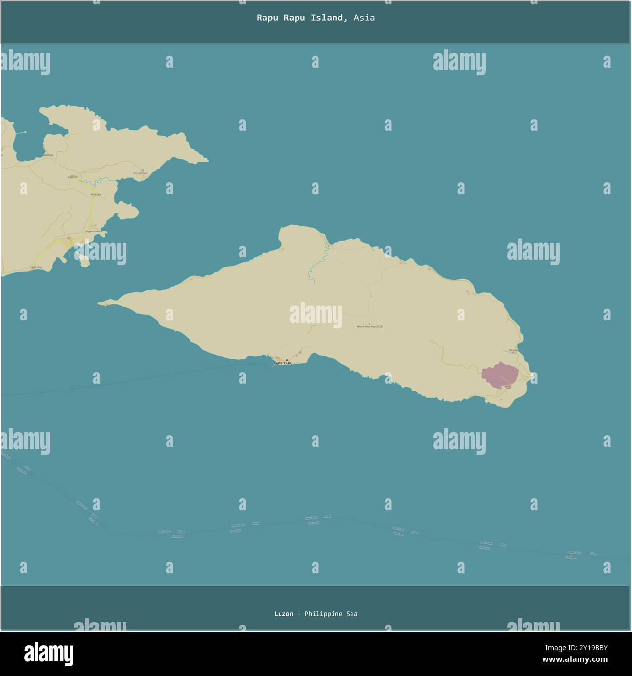 Rapu Rapu Island in the Philippine Sea, belonging to Philippines ...