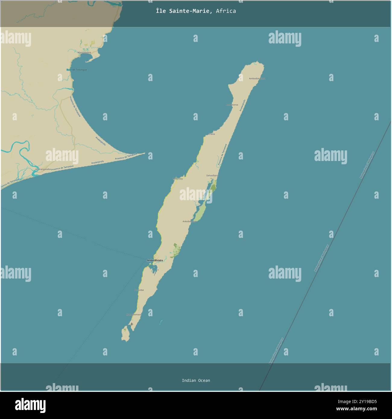 Map ile sainte marie hi-res stock photography and images - Alamy