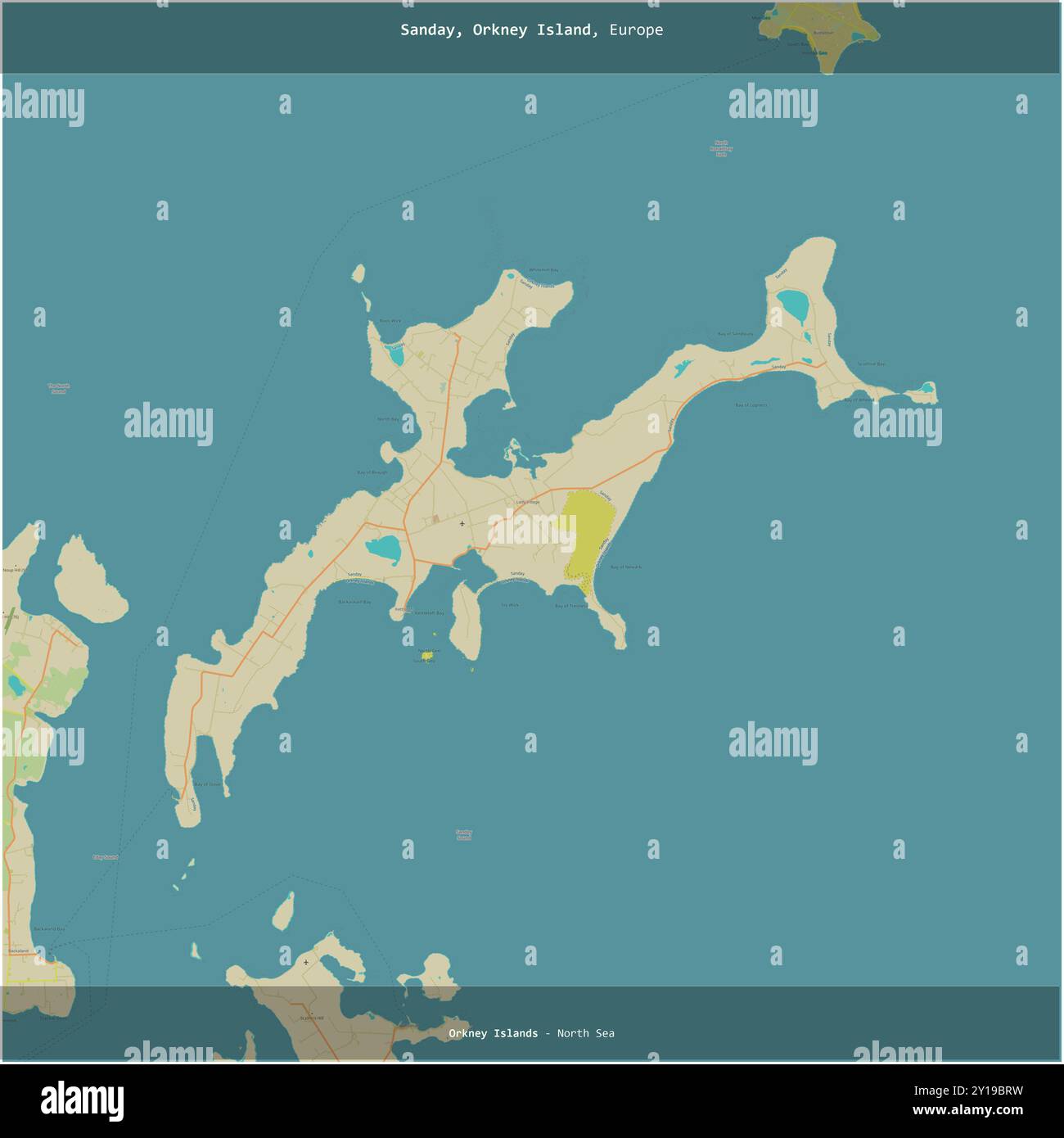 Sanday, Orkney Island in the North Sea, belonging to United Kingdom ...