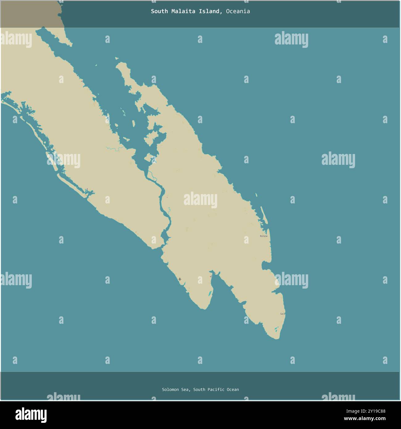 South Malaita Island in the Solomon Sea, belonging to Solomon Islands ...