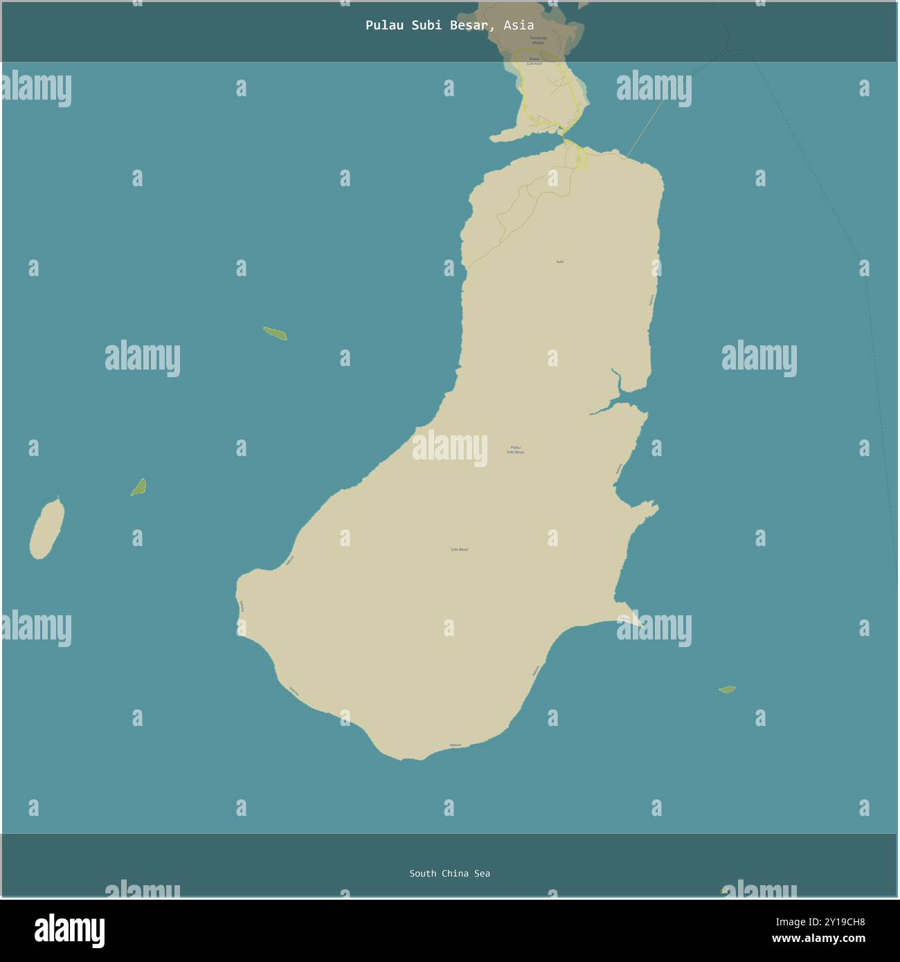 Pulau Subi Besar in the South China Sea, belonging to Indonesia ...