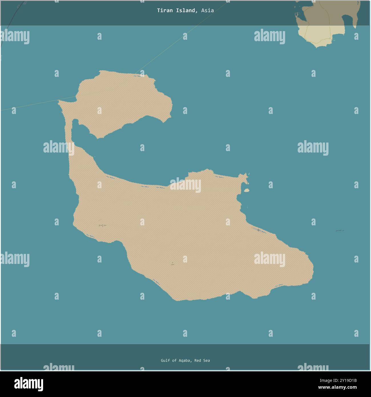 Gulf of aqaba map hi-res stock photography and images - Alamy