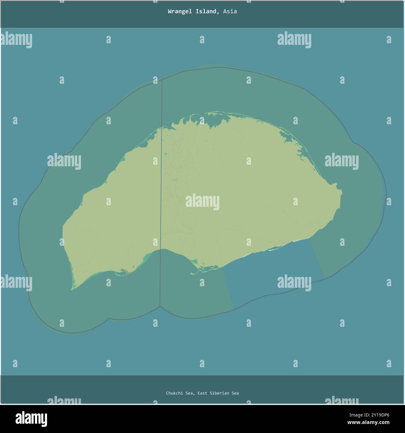 Wrangel Island Map