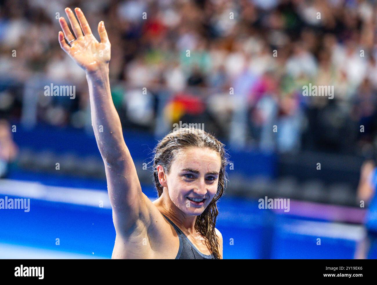 Paris, France. 05th Sep, 2024. Paralympics, Paris 2024, Swimming, Paris La Defense Arena, 100m ...