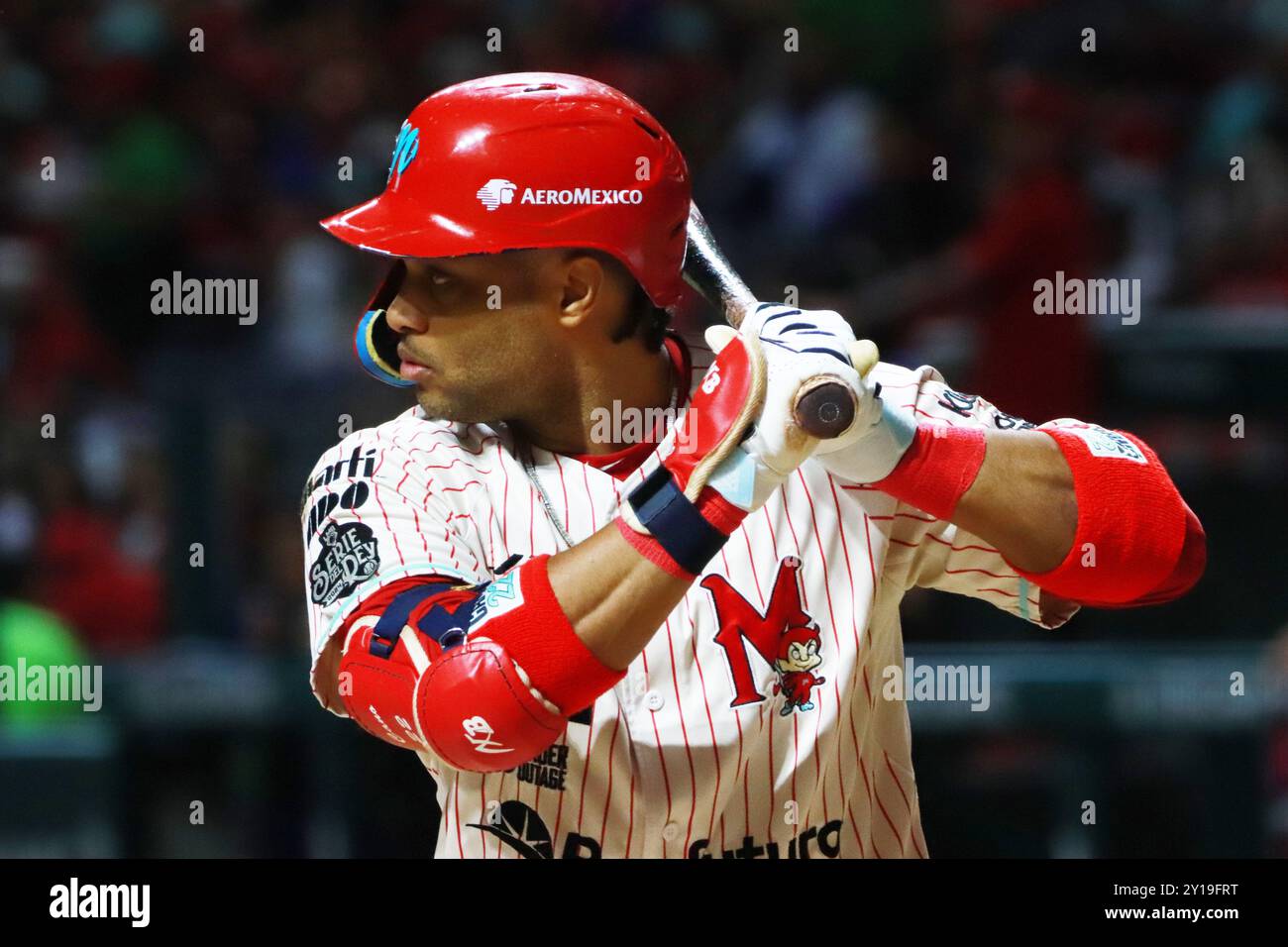 Mexico City, Mexico. 04th Sep, 2024. Robinson Canó #22 of Diablos Rojos ...