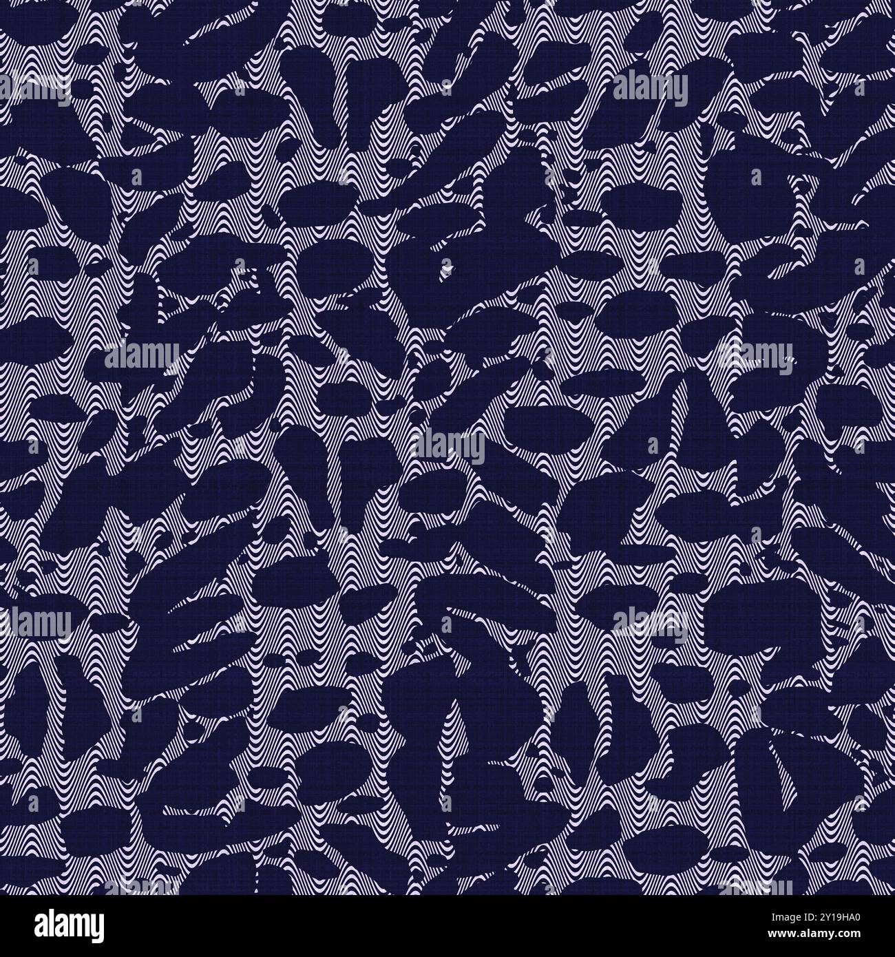 Dark purple camouflage flecked effect abstract seamless pattern ...